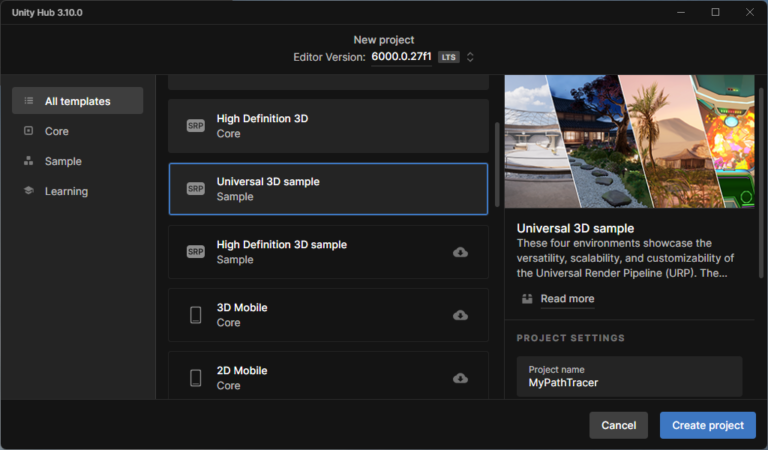 Unity6 + URP で動くパストレーサーを実装してみよう Part 1 - シリコンスタジオBlog ｜ CG・ゲームエンジン・機械学習・ビジュアライゼーション